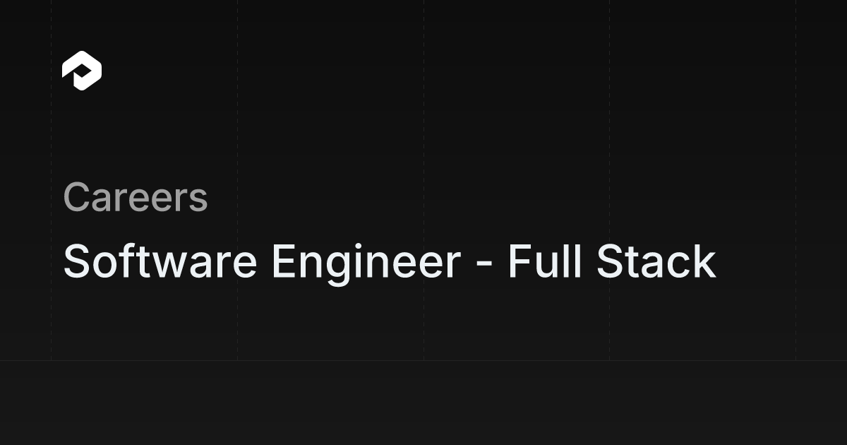 Software Engineer - Full Stack